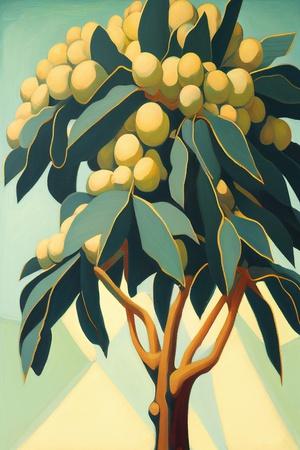 'Abstract Emperor Lychee Fruit Tree' Art Print - Lea Faucher | Art.com