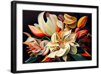 'Asiatic Lily' Framed Art Print - Lea Faucher | Art.com
