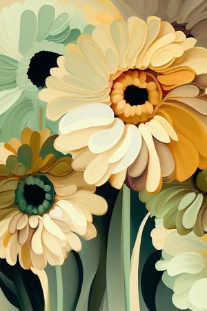 'Gerberas' Art Print - Lea Faucher | Art.com