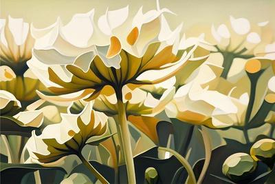 'Nerium Olender Landscape' Art Print - Lea Faucher | Art.com