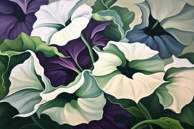'Petunias Field' Art Print - Lea Faucher | Art.com