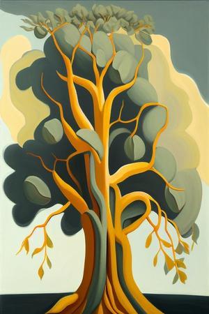 'Tall Hamlin Tree' Art Print - Lea Faucher | Art.com