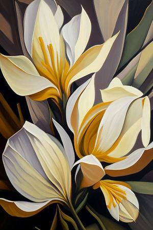 'Wild Crocus' Art Print - Lea Faucher | Art.com