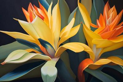 'Wild Guzmania Flowers' Art Print - Lea Faucher | Art.com
