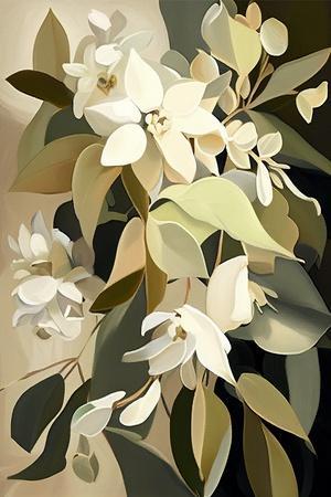 'Wild Jasmine Field' Art Print - Lea Faucher | Art.com