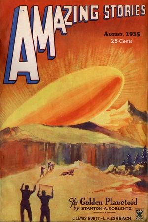 'The Golden Planetoid' Art Print - Leo Morey | Art.com