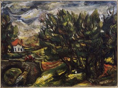 'Landscape with Two Figures' Giclee Print - Leon Kelly | Art.com