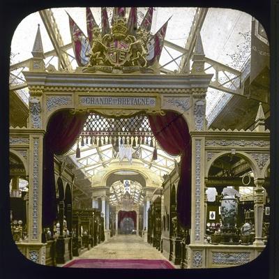 1891 World Fair, Paris, Entrance to the British Pavilion Photographic ...