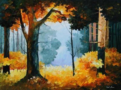 Leonid Afremov Trees