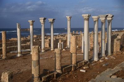 Libya, Cyrene, Historical Cyrenaica, Ancient Apollonia Giclee Print ...