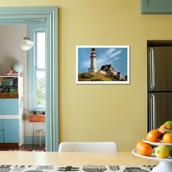 Edward Hopper Lighthouse At Two Lights | Shelly Lighting
