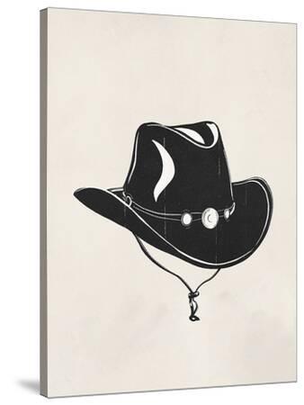'Cowboy Detail - Hat' Stretched Canvas Print - Lisa McCandless | Art.com