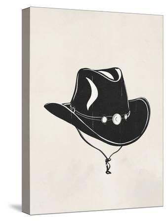 'Cowboy Detail - Hat' Stretched Canvas Print - Lisa McCandless | Art.com