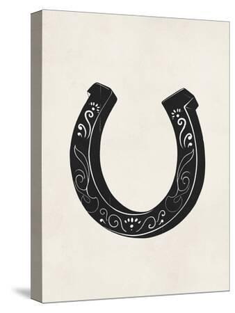 'Cowboy Detail - Horseshoe' Stretched Canvas Print - Lisa McCandless ...