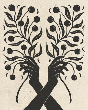 'Pulsating Plants' Giclee Print - Lisa McCandless | Art.com