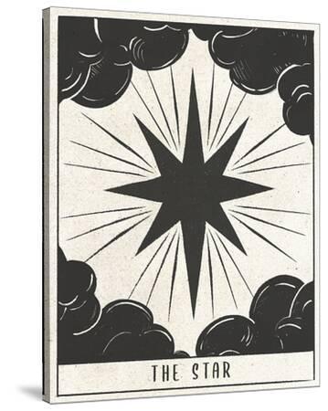 'Tarot Set - The Star' Stretched Canvas Print - Lisa McCandless | Art.com