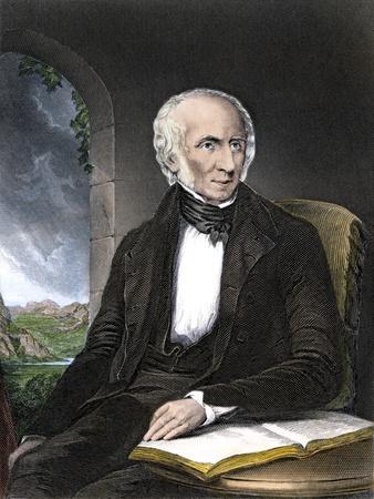 'Literature: Portrait of William Wordsworth (1770-1850) British Poet ...