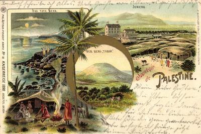 'Litho Israel, Kaiserreise 1898, Berg Tabor, Jericho' Giclee Print ...