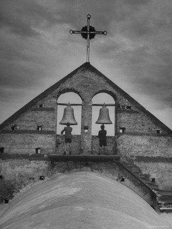 'Local Boys Ringing the Church Bells' Photographic Print - Gordon Parks ...