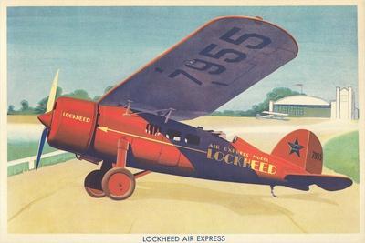 'Lockheed Air Express Airplane' Art Print | Art.com