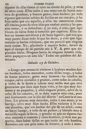 'Logbook of First Voyage of Christopher Columbus' Giclee Print | Art.com