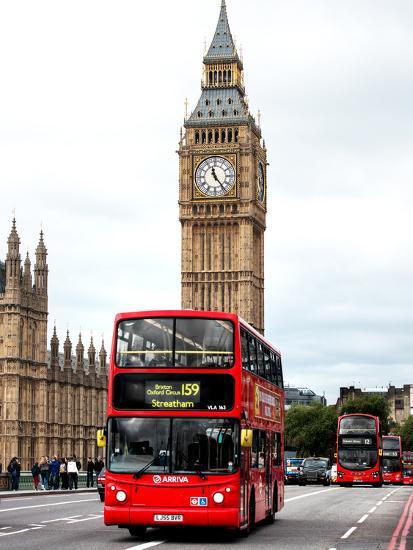 London Red Bus and Big Ben - London - UK - England - United Kingdom ...