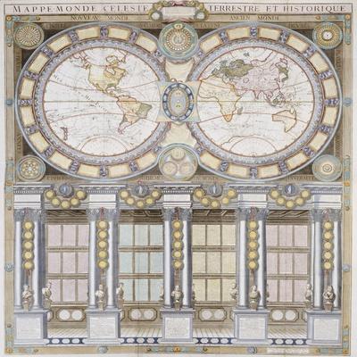 Wall Map Showing the Voyages of Captain Cook, 1786 Giclee Print - Louis ...