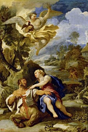 Luca Giordano / 'The Death of Centaur Nessus', ca. 1697, Italian School ...