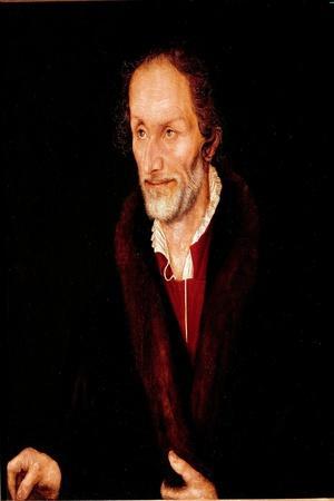 Portrait of Philip Melanchthon, German Religious Reformer, 16Th Century ...