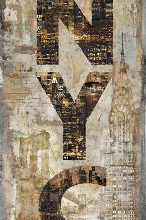 'NYC Vertical' Art Print - Luke Wilson | Art.com