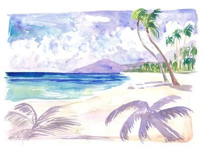 'White Playa Las Teresitas Tenerife with View of Teide' Art Print - M ...