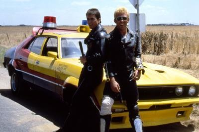 MAD MAX, 1979 directed by GEORGE MILLER Mel Gibson and Steve Bisley ...