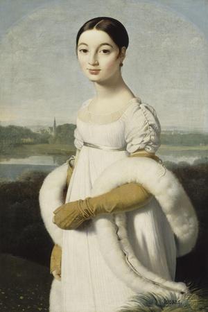 'Mademoiselle Caroline Rivière (1793-1807)' Giclee Print - Jean-Auguste ...