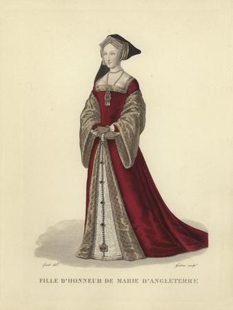 Maid of Honour of Mary Tudor, Third Wife of King Louis XII of France ...