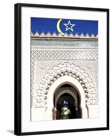 'Main Door of the Paris Great Mosque, Paris, France, Europe ...