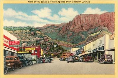'Main Street of Superior, Arizona' Art Print | Art.com
