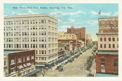 'Main Street, Oklahoma City, Oklahoma' Art Print | Art.com