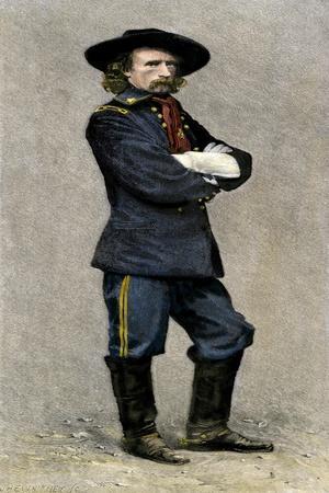 'Major General George Armstrong Custer' Giclee Print | Art.com