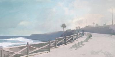 Clifftop Track Giclee Print - Malcolm Sanders | Art.com