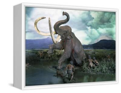 Paleolithic Hunting Mammoth