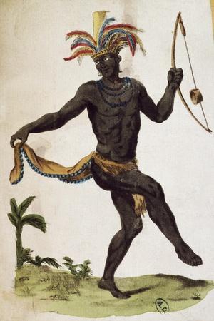 'Man from Bantu Ethnic Group from South-Eastern Africa, 1787' Giclee ...