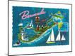 'Map of Bermuda' Art Print | Art.com