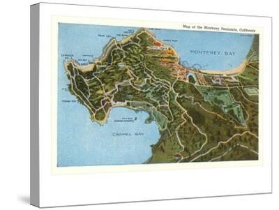 Monterey area tourist map - Monterey Area Tourist Map map of monterey ...