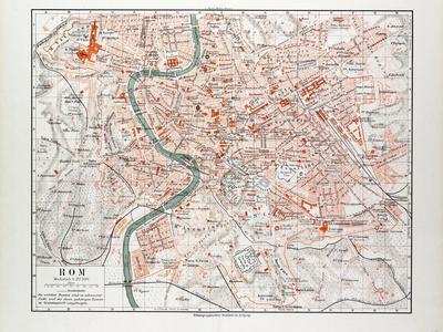Map Of Modern Rome