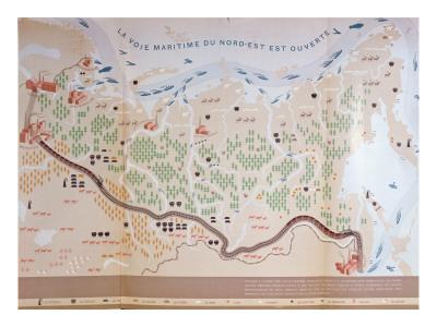 'Map of Siberia Showing the Immense Natural Resources of the Area and ...