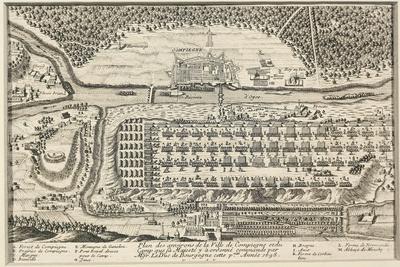 'Map of Surroundings of Compiegne, France' Giclee Print | Art.com