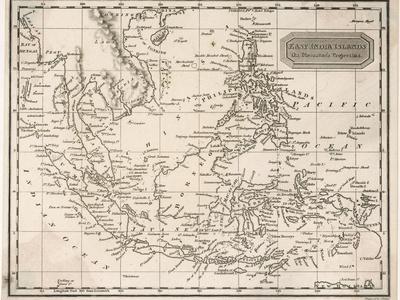 'Map of the East India Islands Including the Philippines the Celebes ...