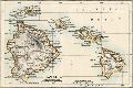 'Map of the Hawaiian Islands, 1870s' Giclee Print | Art.com