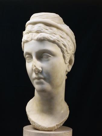 'Marble Bust of Faustina Maior, Wife of Emperor Antoninus Pius' Giclee ...