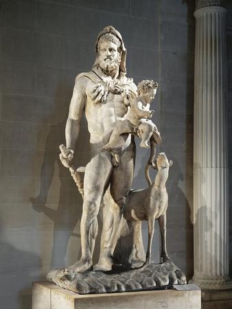 'Marble Group Representing Hercules with His Son Telephus in His Arms ...